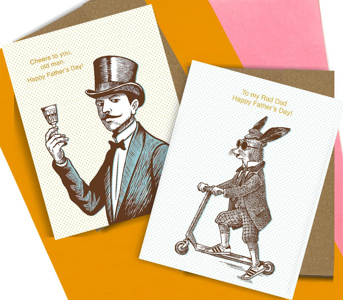 Cheers To You, Old Man Happy Father's Day Card – Smitten Kitten