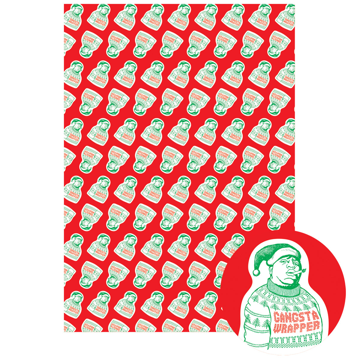 Gangsta Wrapper Biggie Wrapping Paper – Smitten Kitten