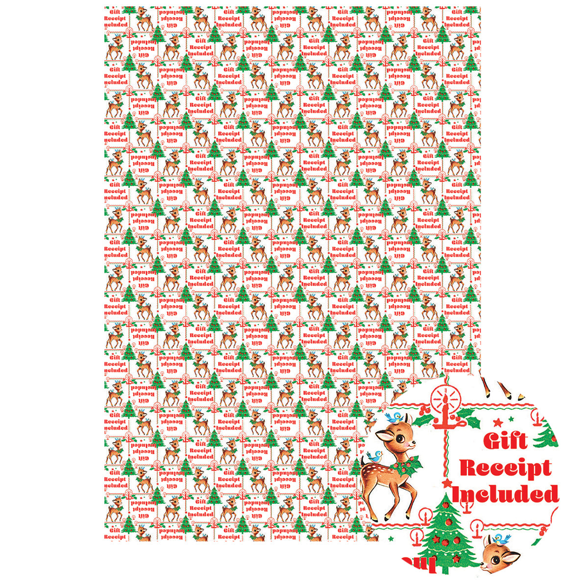 Gift Receipt Included Wrapping Paper – Smitten Kitten