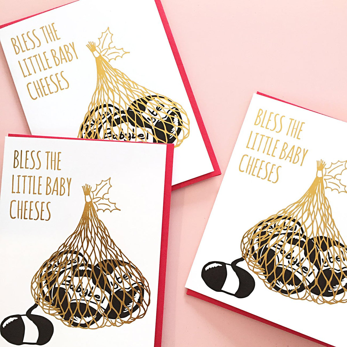 Bless The Little Baby Cheeses Card – Smitten Kitten